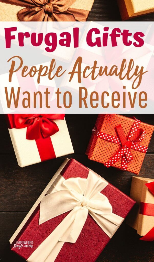 Frugal Gifts People Actually Want to Receive - Empowered Single Moms