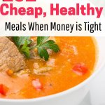 161 Dirt Cheap Poverty Meals Eat Healthy When Money is Tight for Single ...